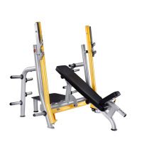 Magnum Breaker Olympic Incline Bench w/ Plate Storage