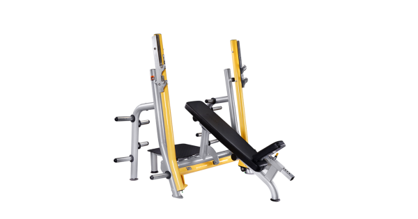 Magnum Breaker Olympic Incline Bench w/ Plate Storage